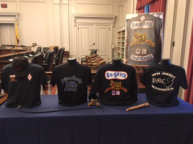 Jury selection in the case of two members of the Pagan Motorcycle Club ...